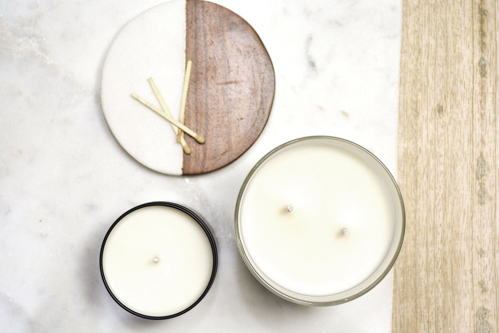 Blue Agave & Bamboo Hand-Poured Scented Soy Candle - Burn Candle Company